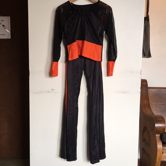 Dansco | Costumes | Dansco Black And Orange 2 Piece Dance Costume ...